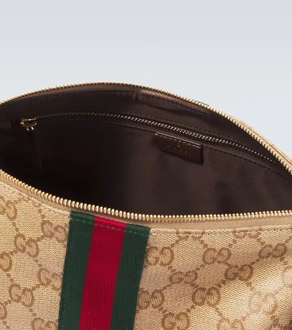 Gucci Small Gg Canvas Pouch - Beige
