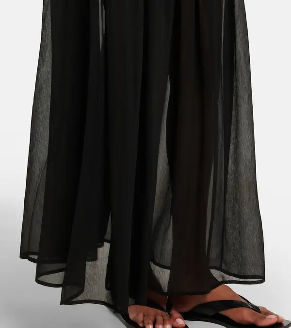 ERES Silk Chiffon Maxi Skirt