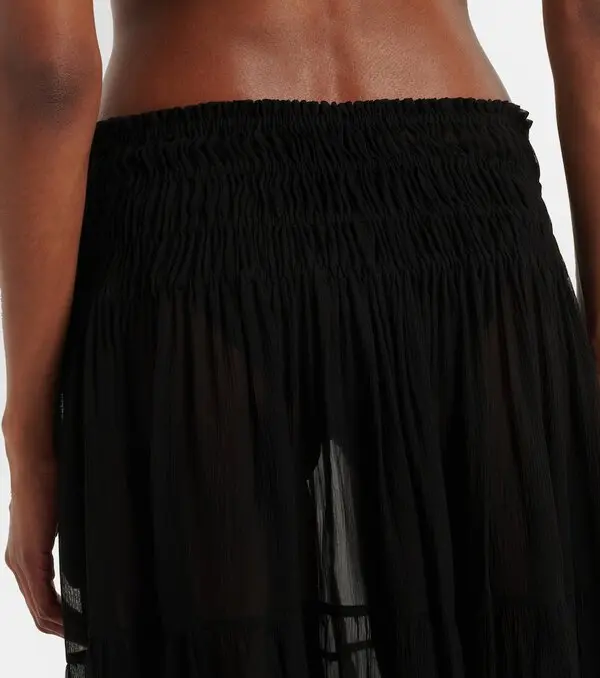ERES Silk Chiffon Maxi Skirt
