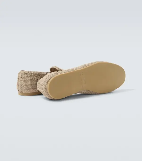 Dolce & Gabbana Woven Loafers - Beige