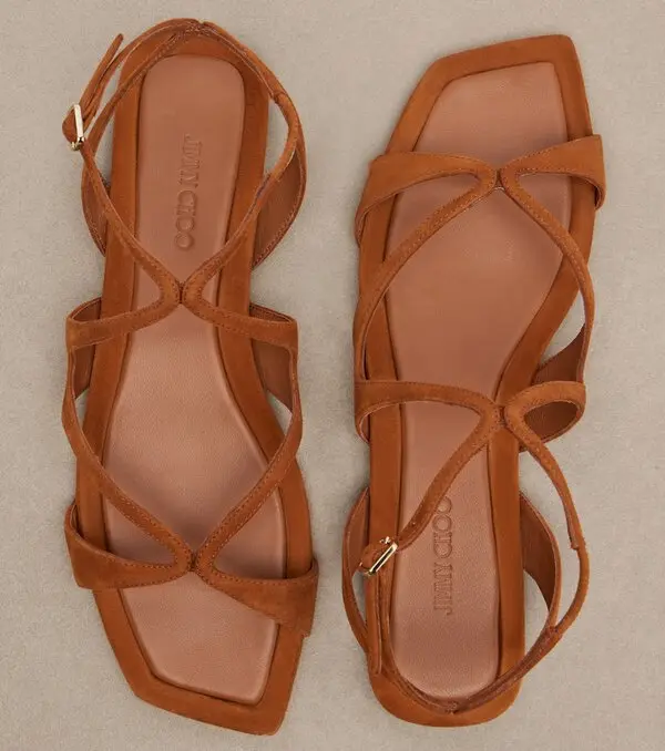 JIMMY CHOO Ayla Suede Sandals