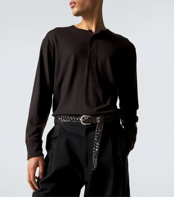 Studio Nicholson Kuyto Wool Henley Shirt