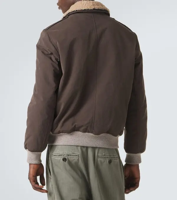 Brunello Cucinelli Shearling-trimmed Blouson Jacket