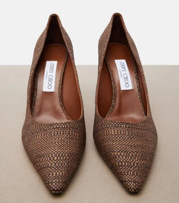 JIMMY CHOO Romy Woven Pumps