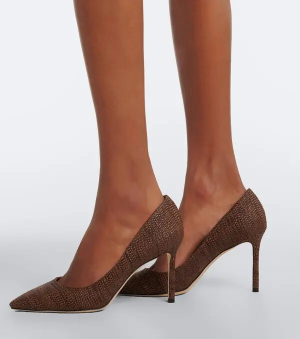 JIMMY CHOO Romy Woven Pumps