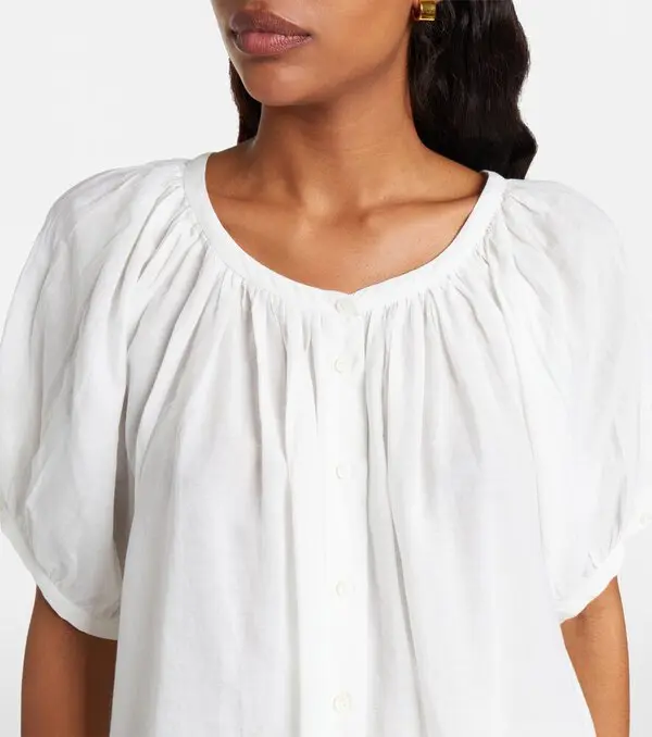 DÔEN June Cotton-blend Top - White