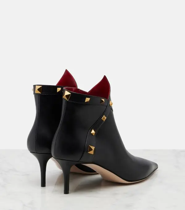 Valentino Garavani Studded Leather Ankle Boots