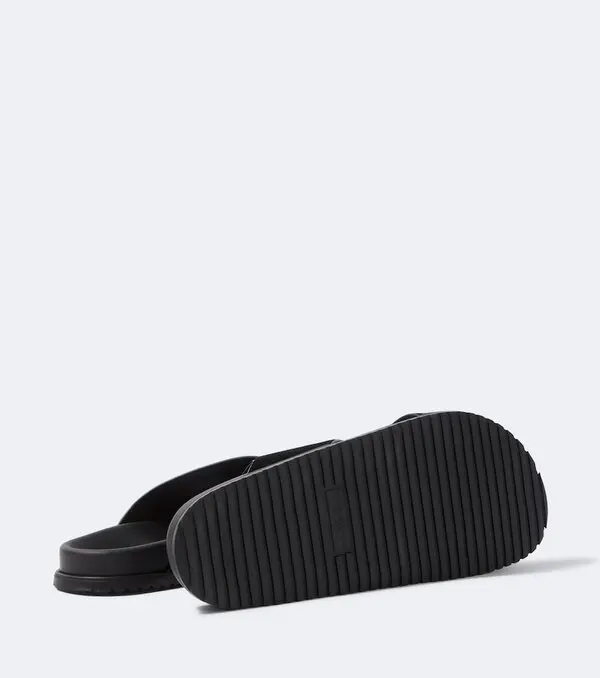 Dolce & Gabbana Suede Logo Detail Sandals