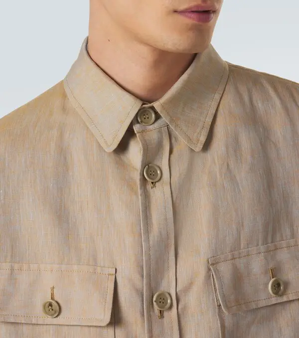 Giorgio Armani Linen Overshirt