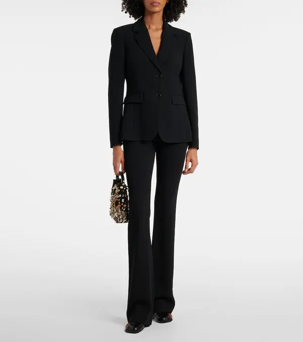 Altuzarra Fenice Blazer In Titan Melange - Black