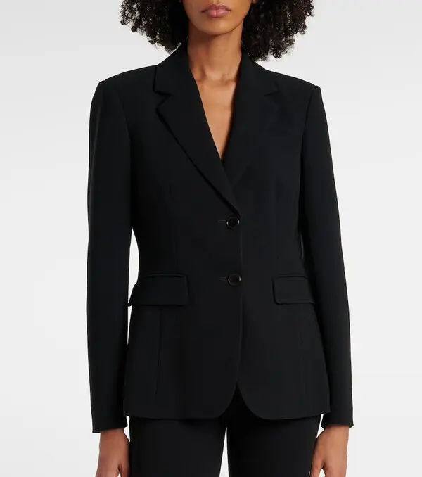 Altuzarra Fenice Blazer In Titan Melange - Black