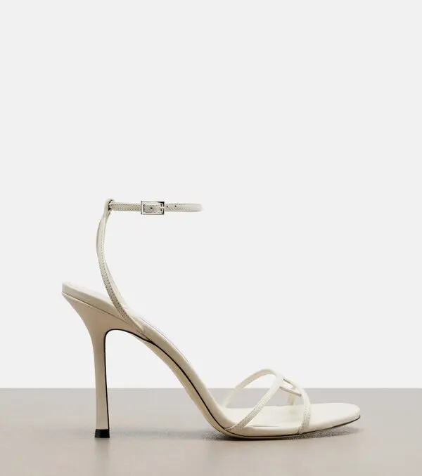 JIMMY CHOO Leo Leather Sandals