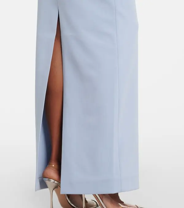 Solace London Gracie One-shoulder Gown - Blue