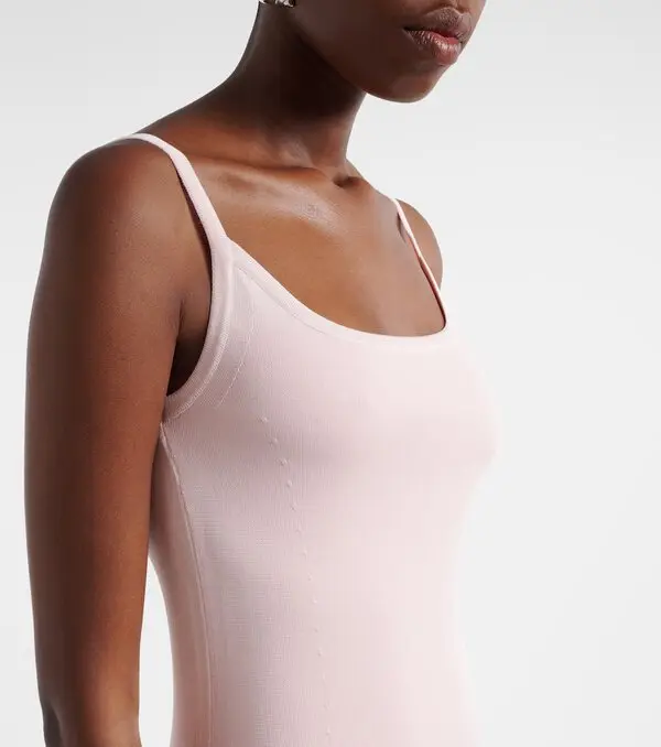 Jacquemus Nodo Knitted Maxi Dress - Pink
