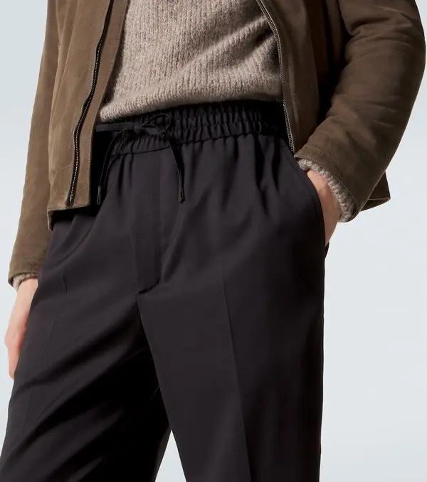 Brioni Asolo Wool Pants - Brown