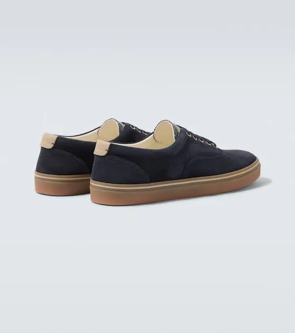 Brunello Cucinelli Suede Lace-up Sneakers