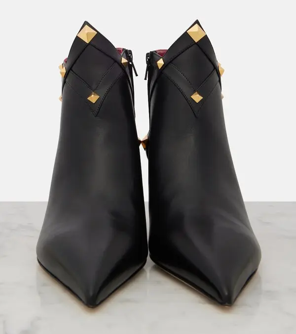 Valentino Garavani Studded Leather Ankle Boots