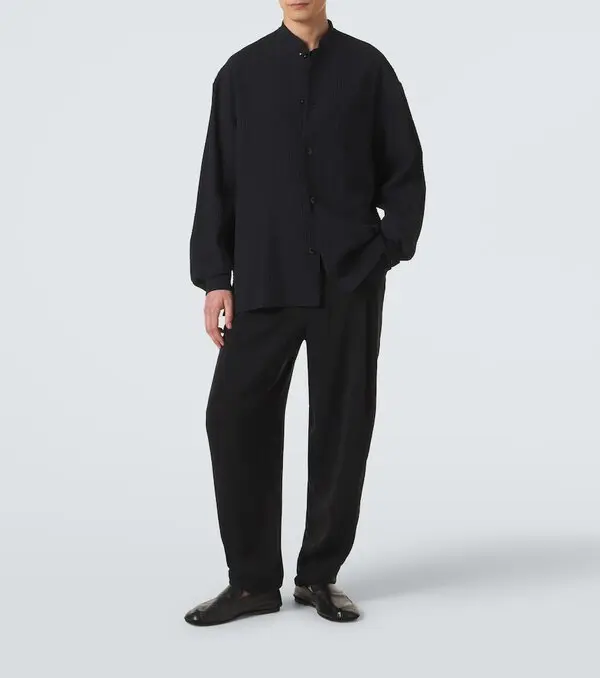 Giorgio Armani Pleated Tapered Trousers