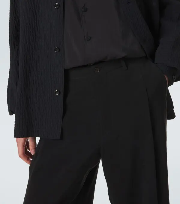 Giorgio Armani Pleated Tapered Trousers