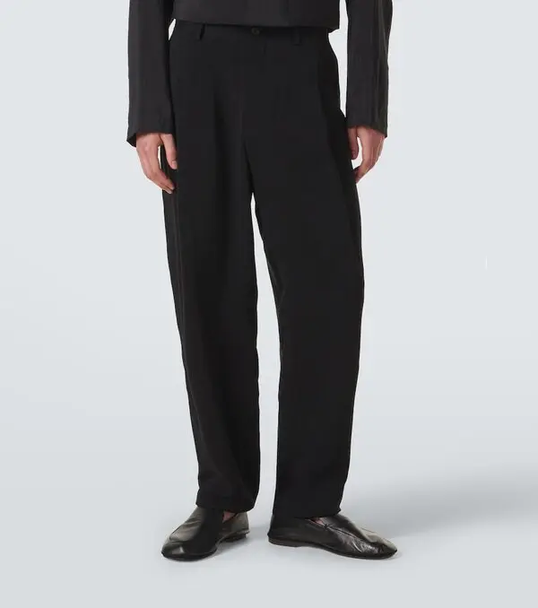 Giorgio Armani Pleated Tapered Trousers