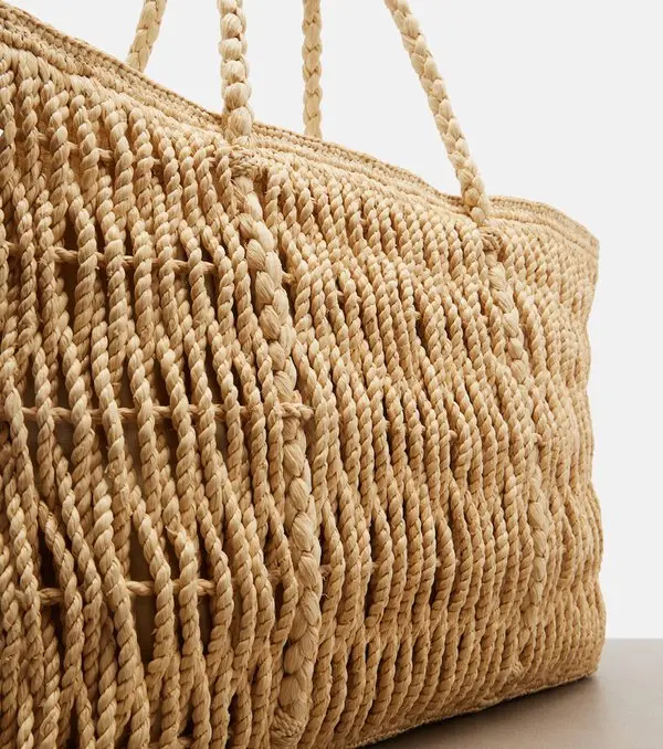 THE ROW Georgica Raffia Tote Bag