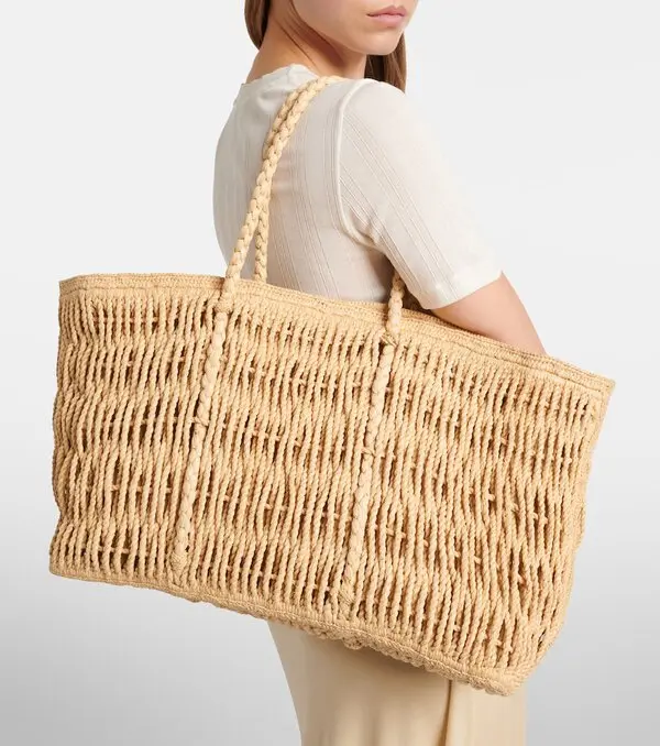 THE ROW Georgica Raffia Tote Bag