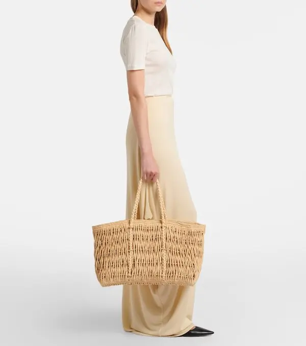 THE ROW Georgica Raffia Tote Bag
