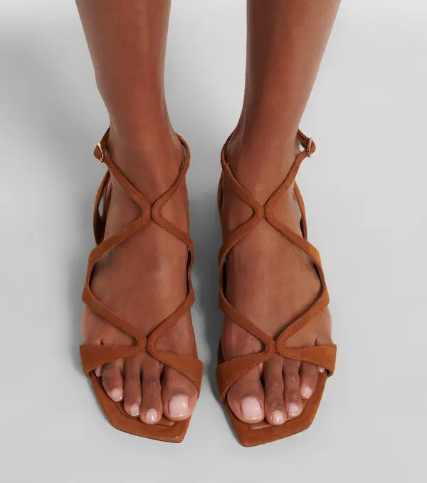 JIMMY CHOO Ayla Suede Sandals