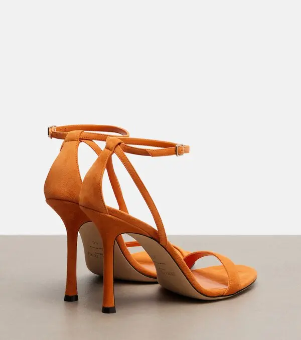 JIMMY CHOO Moza Suede Sandals
