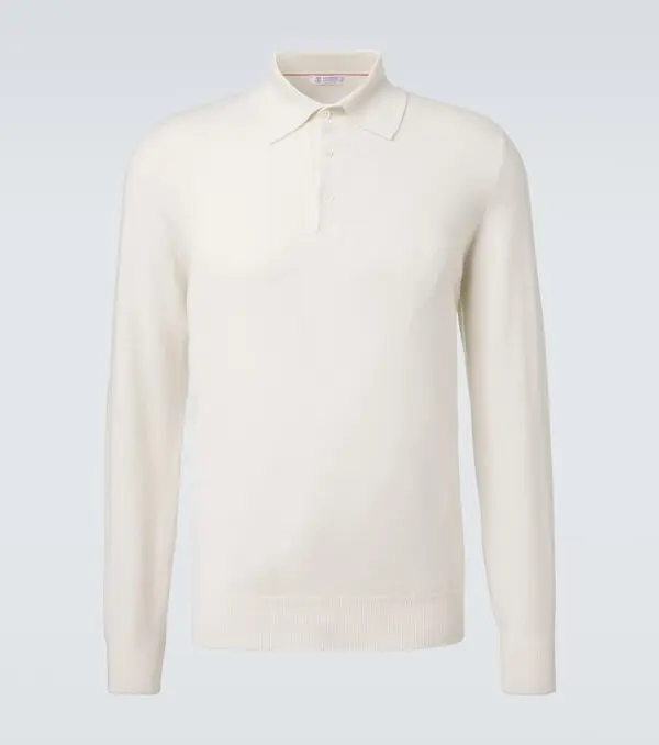 Brunello Cucinelli Cashmere Polo Sweater