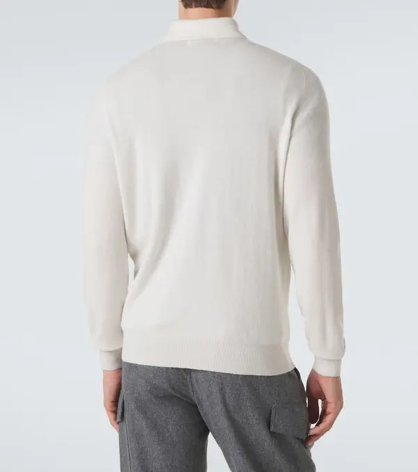 Brunello Cucinelli Cashmere Polo Sweater