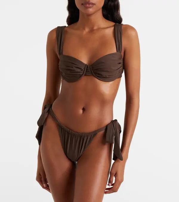 Faithfull The Brand Costa Bikini Bottoms - Brown