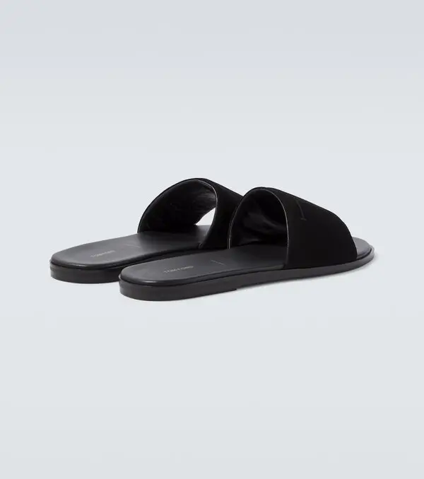 TOM FORD Suede Slides