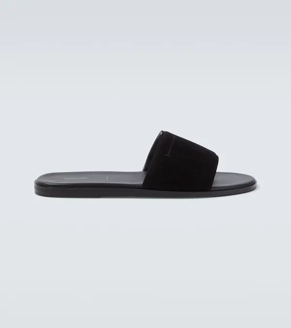 TOM FORD Suede Slides