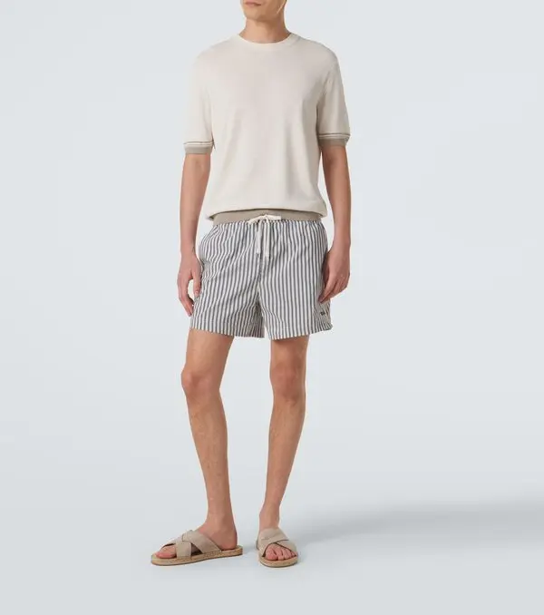 Zegna Suede Espadrille Sandals