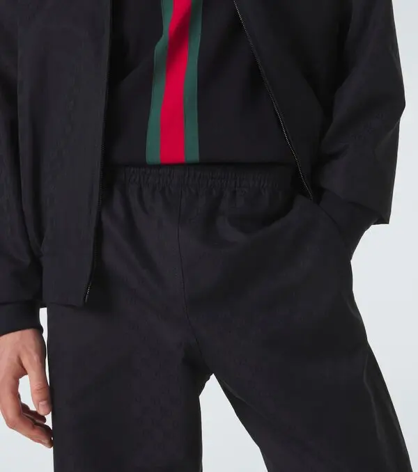 Gucci Gg Canvas Straight-leg Pants