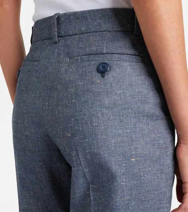 Altuzarra Fossett Bootcut Pants In Titan Melange