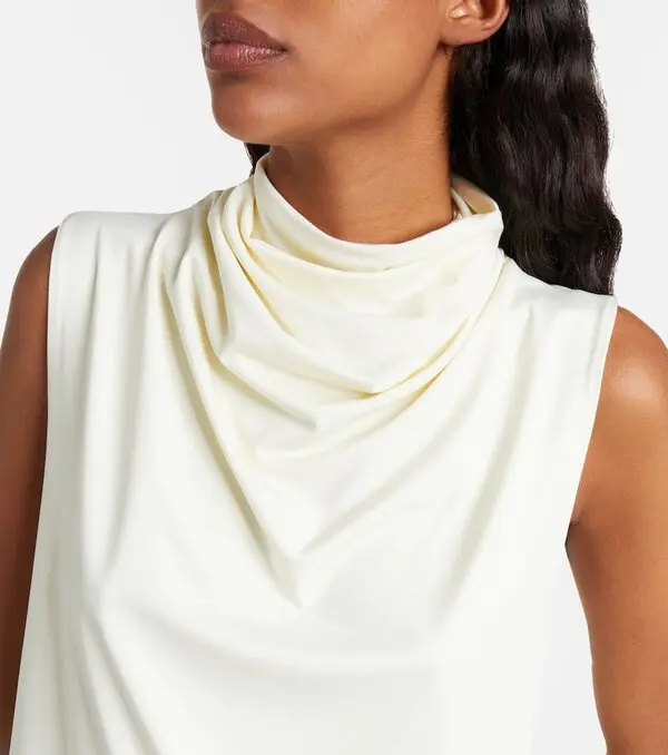 Altuzarra Draped Sleeveless Top - White