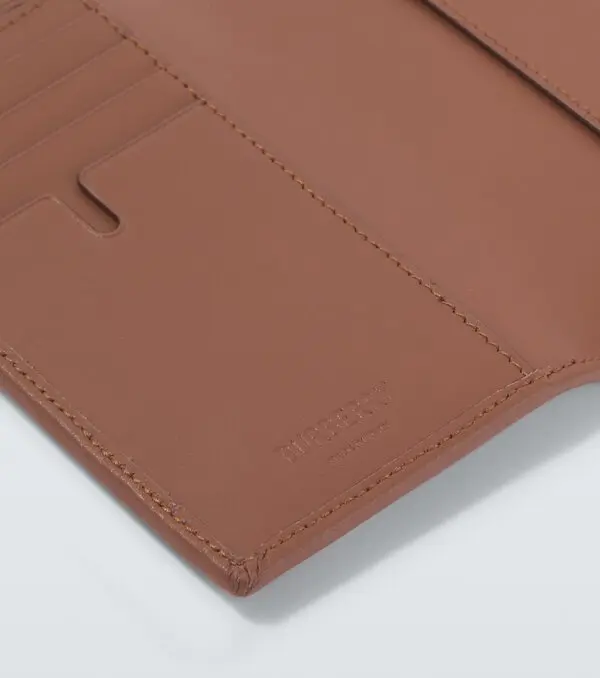 Burberry Check Canvas Passport Holder