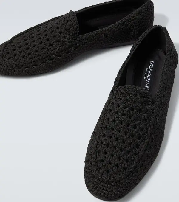 Dolce & Gabbana Woven Loafers