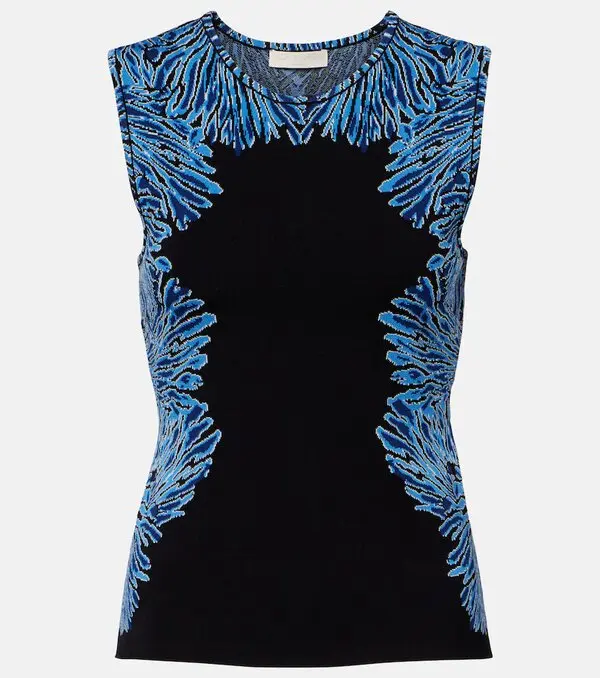 Ulla Johnson Ayli̇n Knitted Jacquard Tank Top