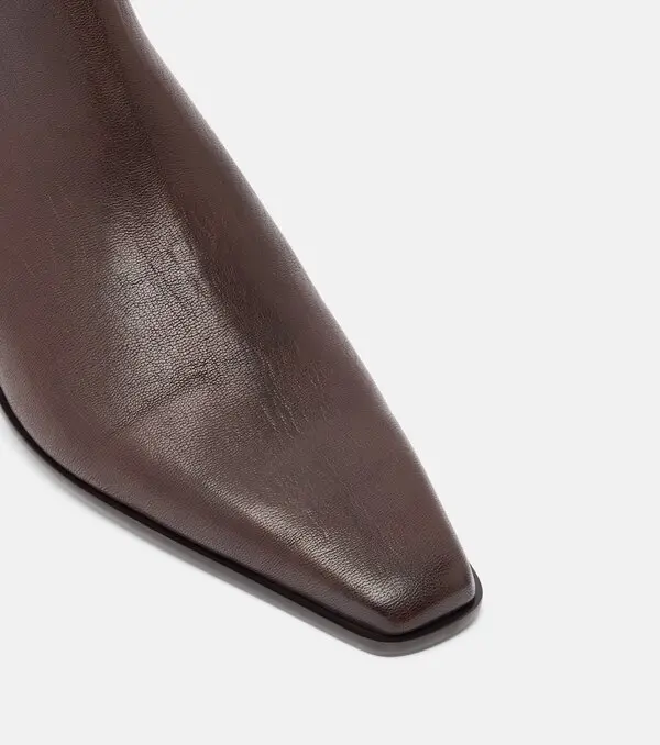 Paris Texas Bettina Leather Ankle Boots - Brown