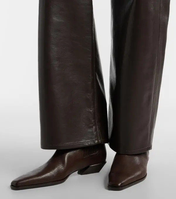 Paris Texas Bettina Leather Ankle Boots - Brown