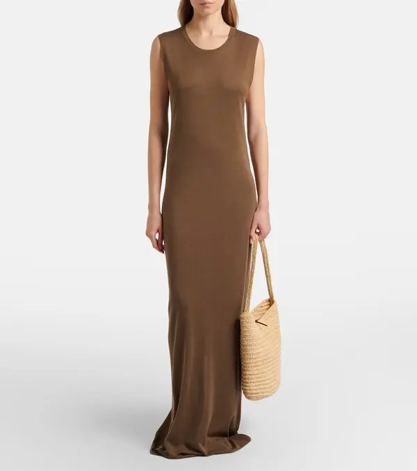 THE ROW Alma" Raffia Shoulder Bag - Beige