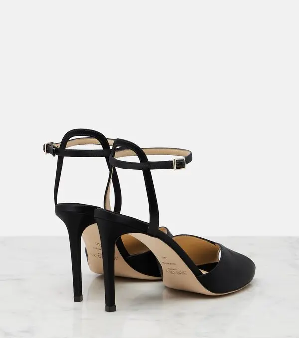 JIMMY CHOO Sacora Suede Sandals