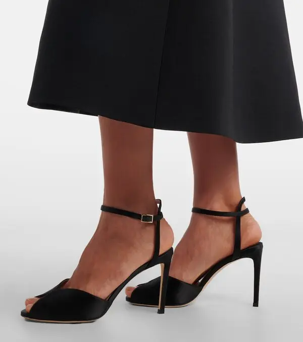 JIMMY CHOO Sacora Suede Sandals