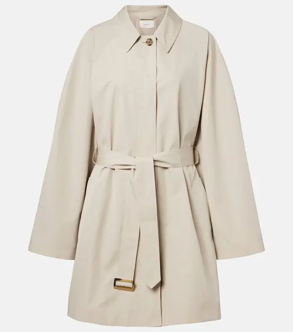 THE ROW Amaya Belted Cotton Car Coat