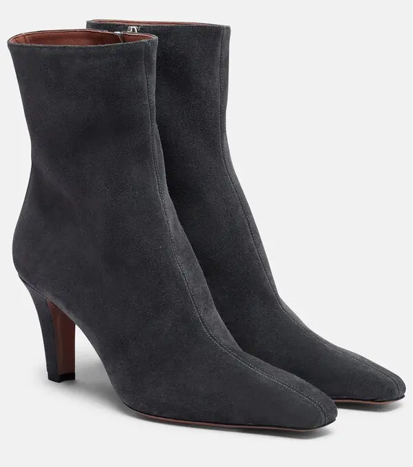 Paris Texas Suede Ankle Boots