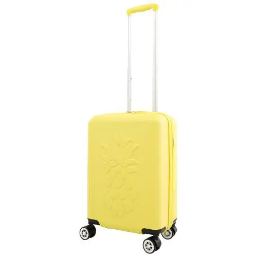 Tommy Bahama 21.5" Carry-on Hardside Spinner Luggage With 3d Pineapple - Lemon