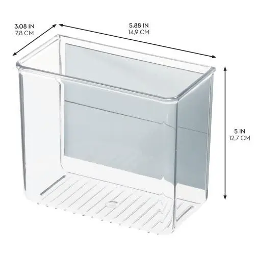 IDESIGN Magnetic Organizer Bins For Laundry Roomset Of 4